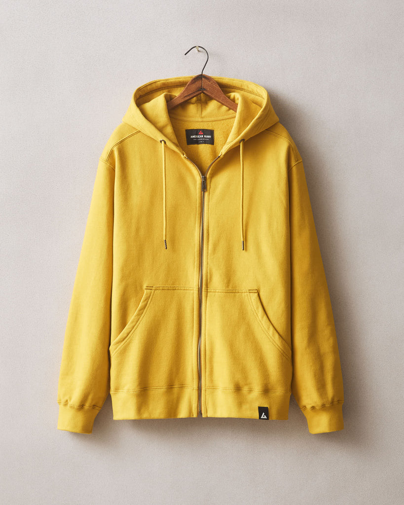 Men's Relaxed Classic Full Zip - Nugget Gold