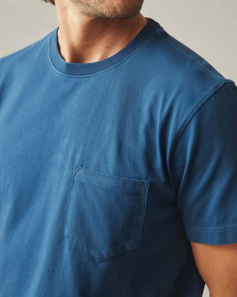 Men's Pocket Tee - Majolica Blue