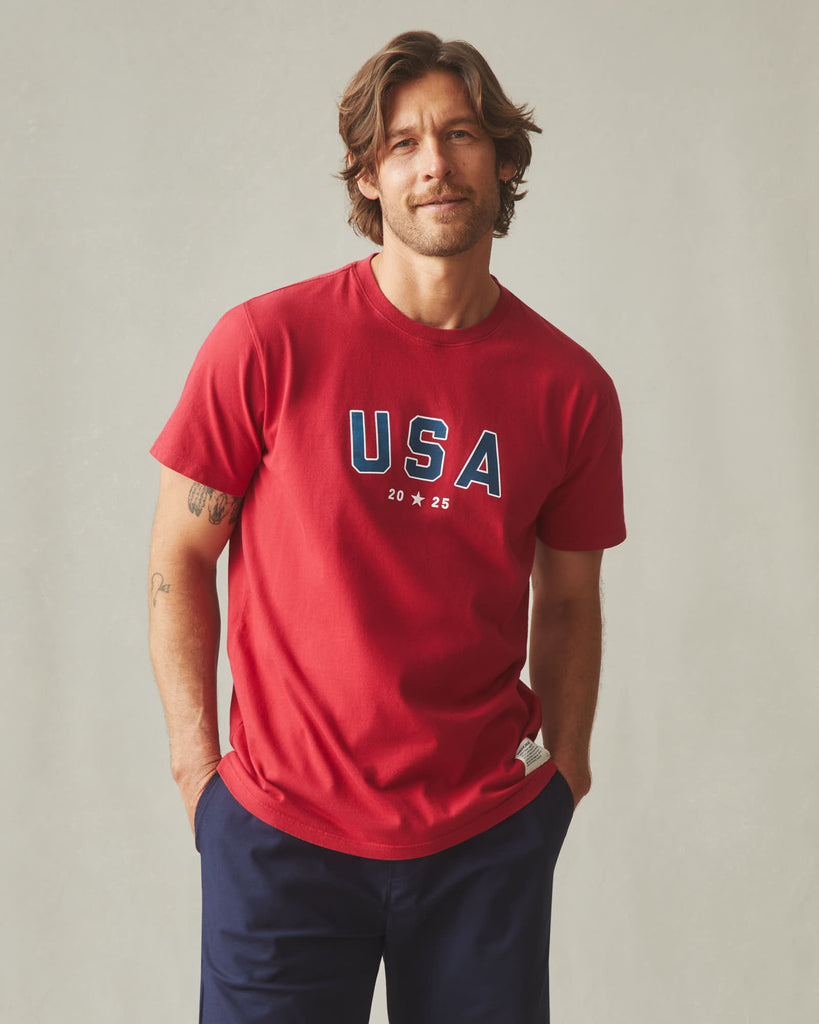 USA Tee - Savvy Red