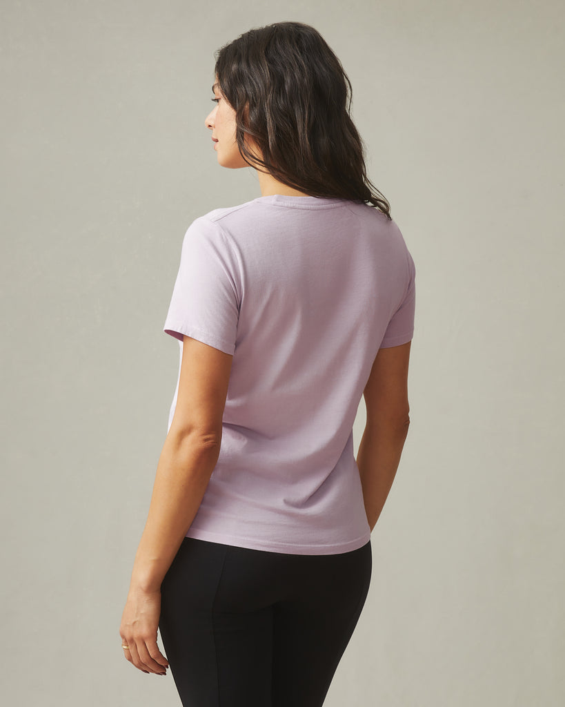 Women's Classic Cotton Crew Tee - Keepsake Lilac
