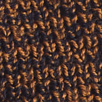 Cuffed Marled Merino Wool Beanie - Marled Copper Navy