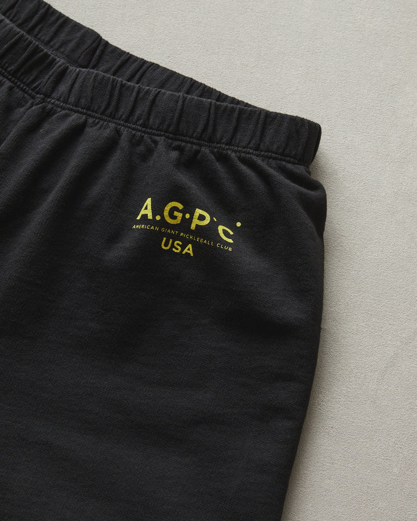 AGPC: Women's Lightweight Cotton Sweatshort - Black