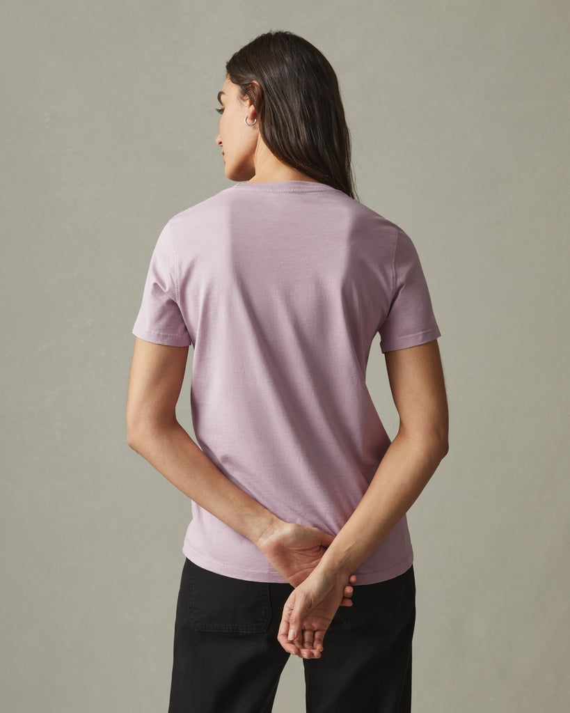 Classic Cotton Crew Tee - Keepsake Lilac