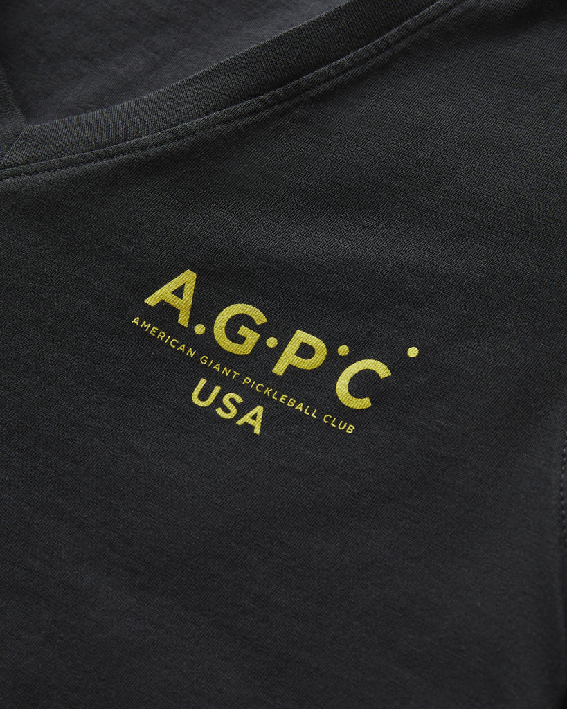 AGPC: Women's Classic Cotton V-Neck Tee - Black